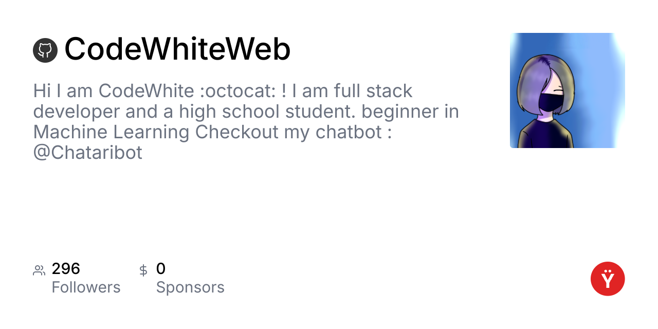 @CodeWhiteWeb GitHub Profile - Ÿ HŸPE